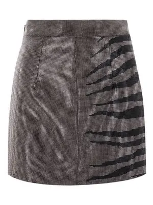 Roberto Cavalli Rhinestone-embellished Mini Skirt