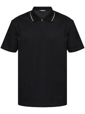 Versace Stripe-detail Polo Shirt