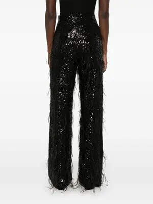 NISSA Sequin-embellished Trousers