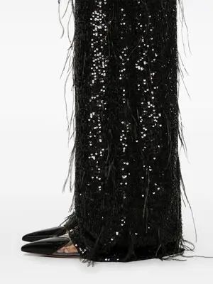 NISSA Sequin-embellished Trousers