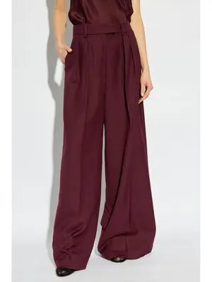 ANINE BING Lou Trousers - Red