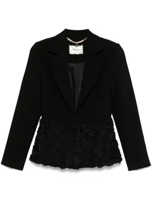 NISSA Flower-appliqué Blazer