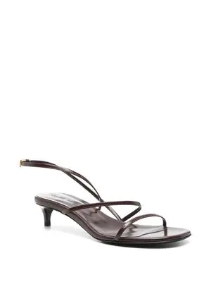 Khaite 35mm Loop Sandals - Red