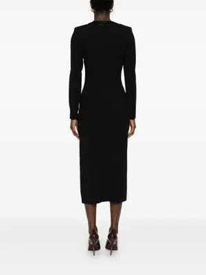 NISSA V-neck Midi Dress