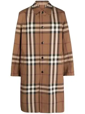 Burberry Straight Hem Coats For Men