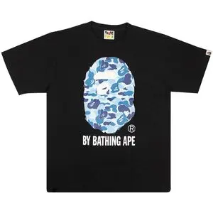 A BATHING APE Color Camo Tee - Black