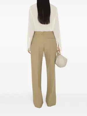 Burberry Tailored Wool Trousers - Neutrals