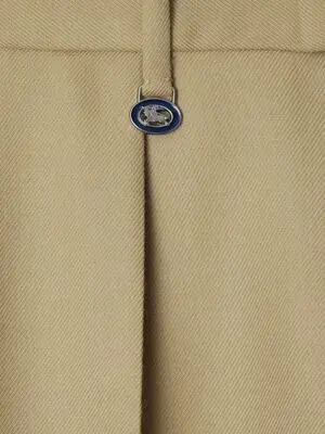 Burberry Tailored Wool Trousers - Neutrals