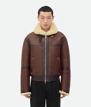 BOTTEGA  VENETA Bottega Veneta Shearling Aviator Blouson