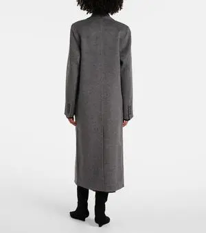 TOTEME Classic Double Wool Coat - Grey
