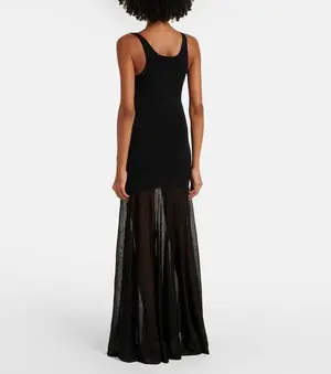 TOTEME Evening Tank Maxi Dress - Black