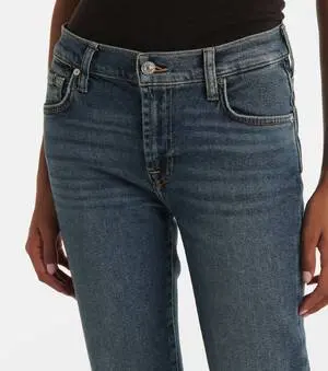 7 For All Mankind Tailorless Mid-rise Bootcut Jeans