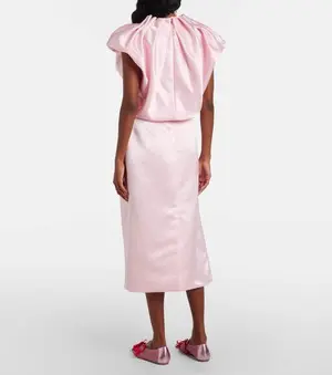 Simone Rocha Draped Satin Top