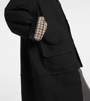 MAISON MARGIELA Cotton And Wool Coat