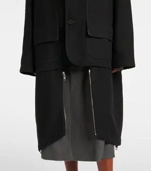 MAISON MARGIELA Cotton And Wool Coat