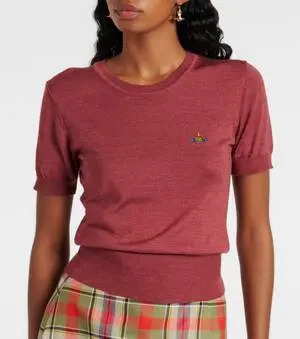 VIVIENNE WESTWOOD Bea Logo Top - Red
