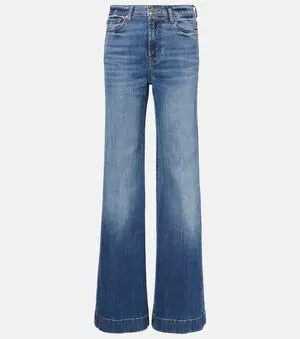7 For All Mankind Modern Dojo Groovy High-rise Flared Jeans