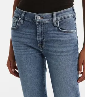 7 For All Mankind Bootcut Tailorless Mid-rise Jeans
