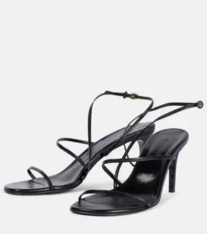 Khaite Loop 75 Leather Sandals