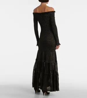 Altuzarra Polly Off-shoulder Maxi Dress - Black