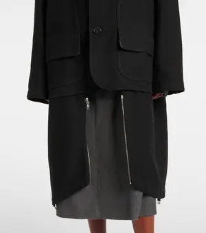 MAISON MARGIELA Cotton And Wool Coat