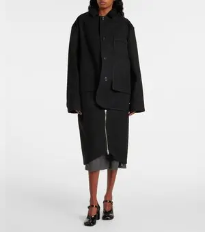 MAISON MARGIELA Cotton And Wool Coat