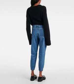 7 For All Mankind High-rise Straight Jeans