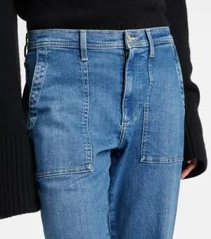 7 For All Mankind High-rise Straight Jeans