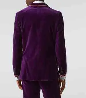 BODE Showcase Cotton Velvet Suit Jacket