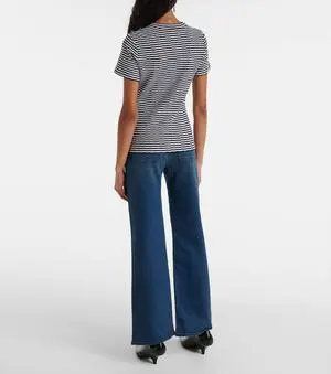 Veronica Beard Draya Striped T-shirt