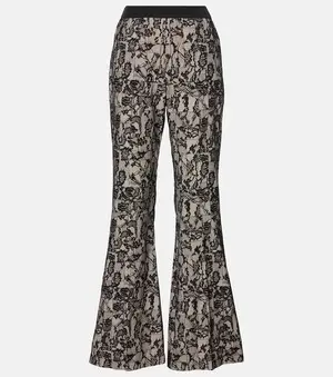 JOSEPH Tokyo Patchwork Lace Flared Pants
