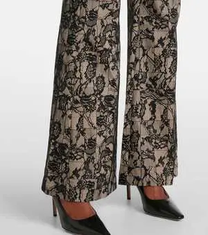 JOSEPH Tokyo Patchwork Lace Flared Pants
