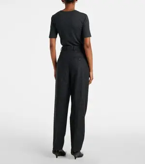 TOTEME Wool-blend Tapered Trousers