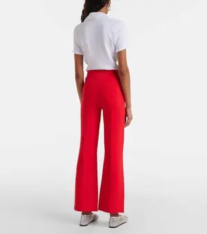 Veronica Beard Bray High-rise Culottes - Red
