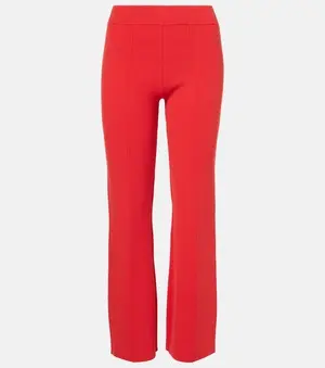 Veronica Beard Bray High-rise Culottes - Red