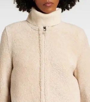 TOTEME Shearling Coat - Beige