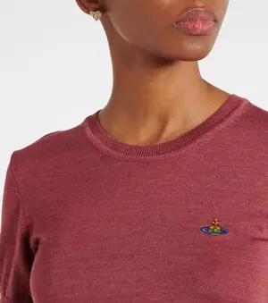 VIVIENNE WESTWOOD Bea Logo Top - Red