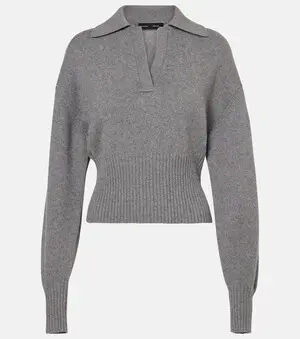 Proenza Schouler Jeanne Cashmere And Wool Sweater - Grey
