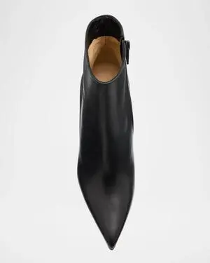 CHRISTIAN LOUBOUTIN 100mm So Kate Calfskin Booties - Black