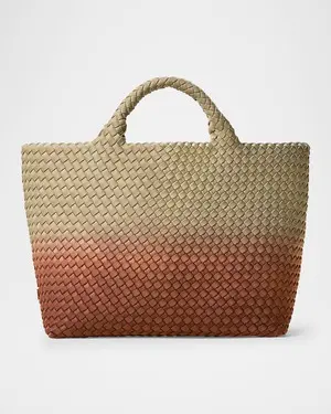 NAGHEDI NAGHEDI St. Barths Medium Ombre Woven Tote Bag - Java