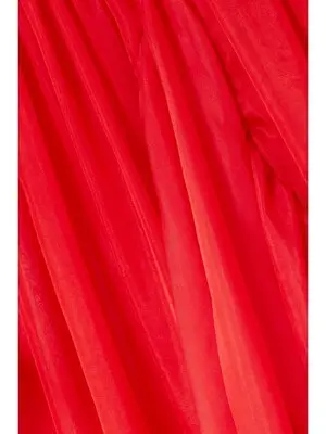 RASARIO Ruffled Silk-chiffon Jacket