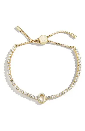 Baublebar Initial Slider Bracelet - Clear C