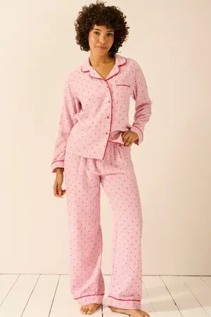 STRIPE & STARE Ecovero Pyjama Bottoms - Be Mine