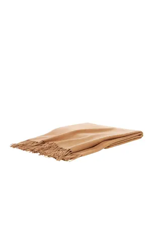 ITALIC Remi Cashmere Throw Camel