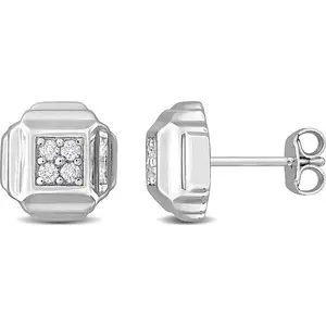 JULIANNA B. Diamond Stud Earrings - Sterling Silver/diamond