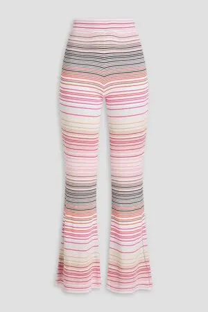 Women's Striped Flare Pants