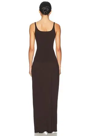 HELSA Maddison Maxi Knit Dress - Brown
