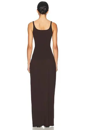 HELSA Maddison Maxi Knit Dress - Brown