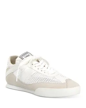 Chloé Kick Low Top Sneakers - Cloudy Cream