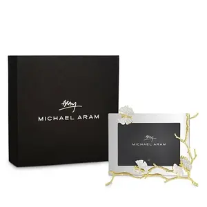 Michael Aram Butterfly Ginkgo Gold Reflective Frame, 5 X 7 - Silver